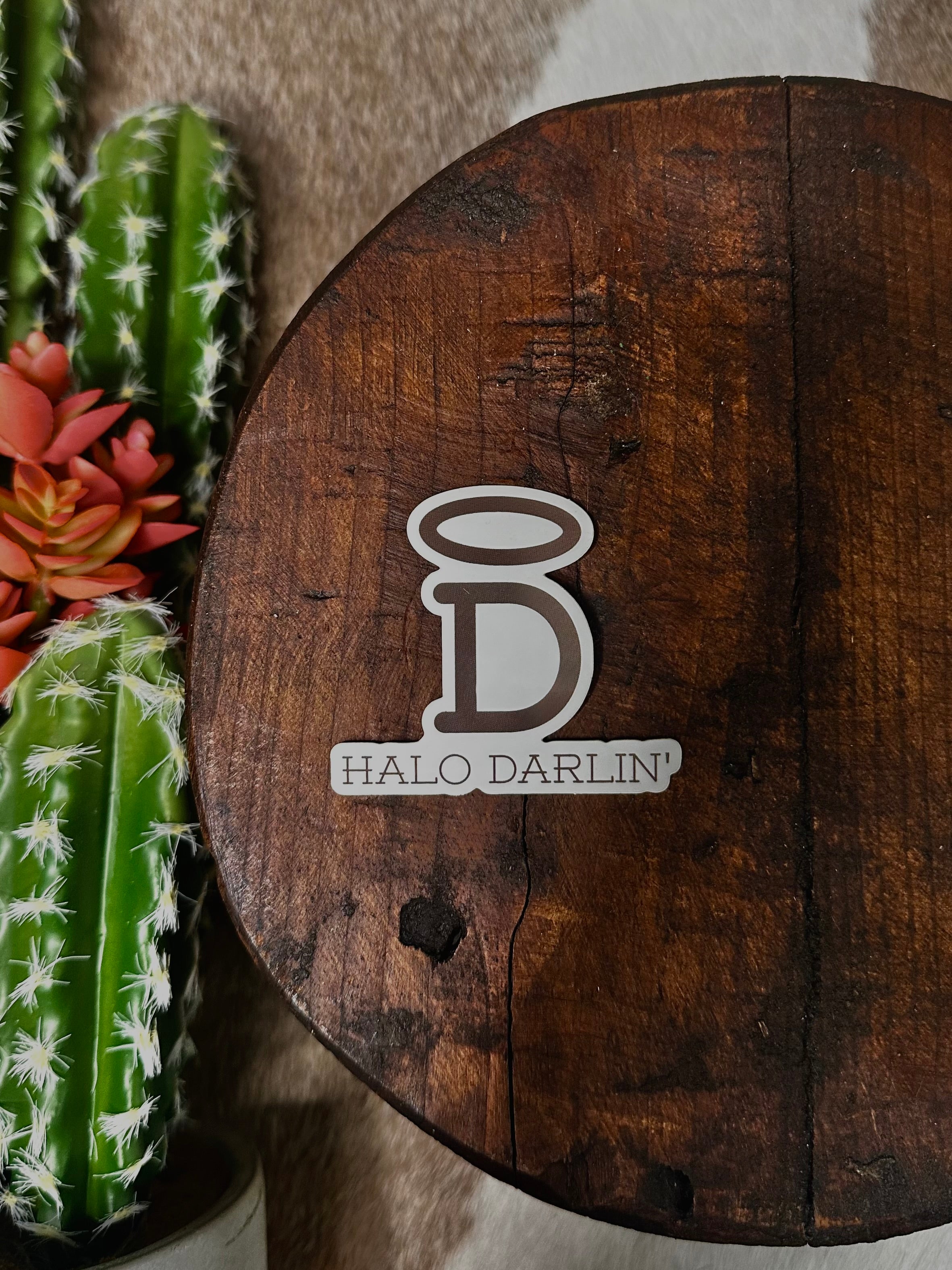 Halo D Logo Sticker – Halo Darlin'